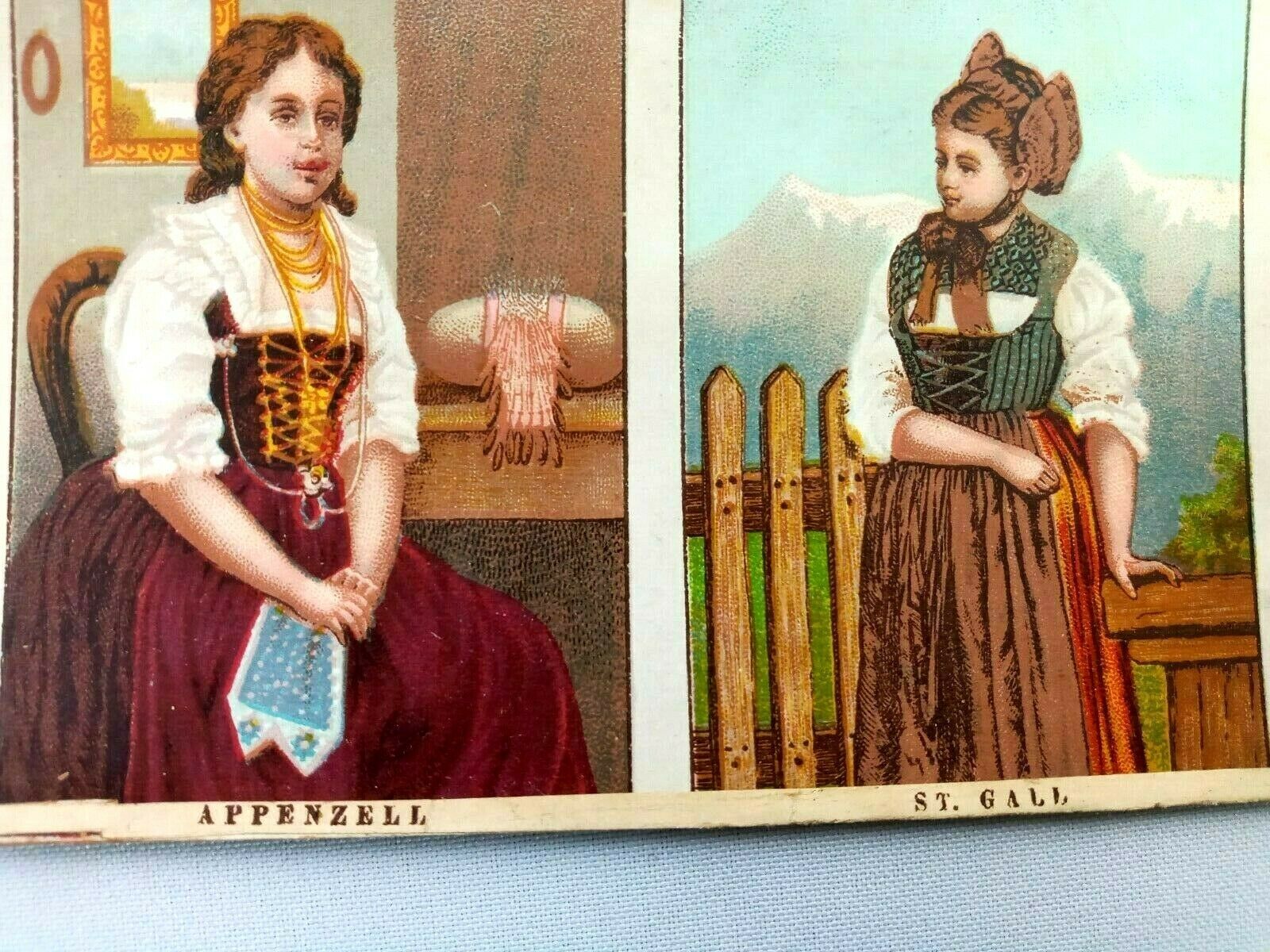 Vintage Postcard Appenzell St. Gall Woman Portraits Italy | Europe ...