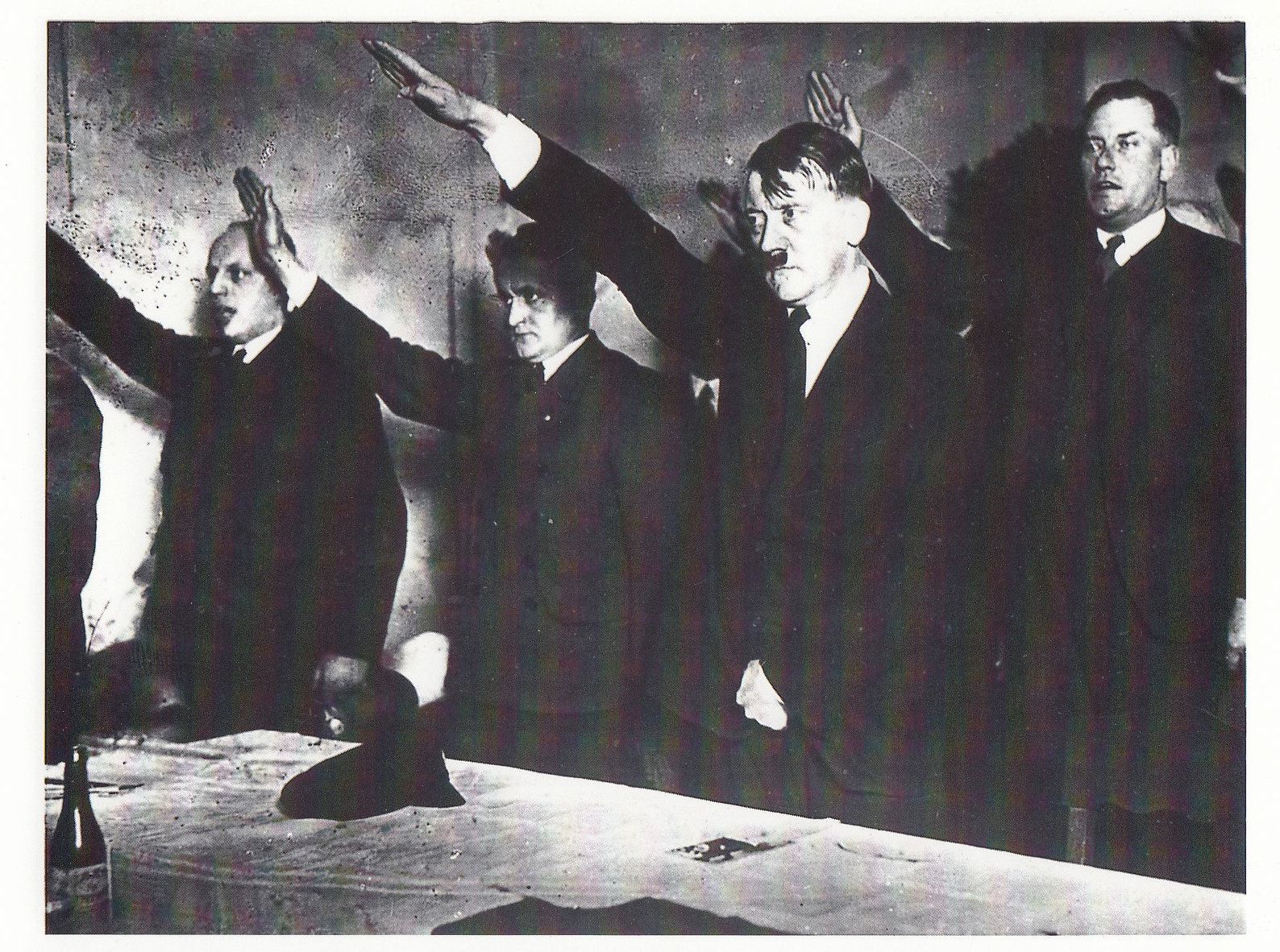 Hitler Salute Saluting German WW2 Election Lipps 1938 Photo Postcard ...