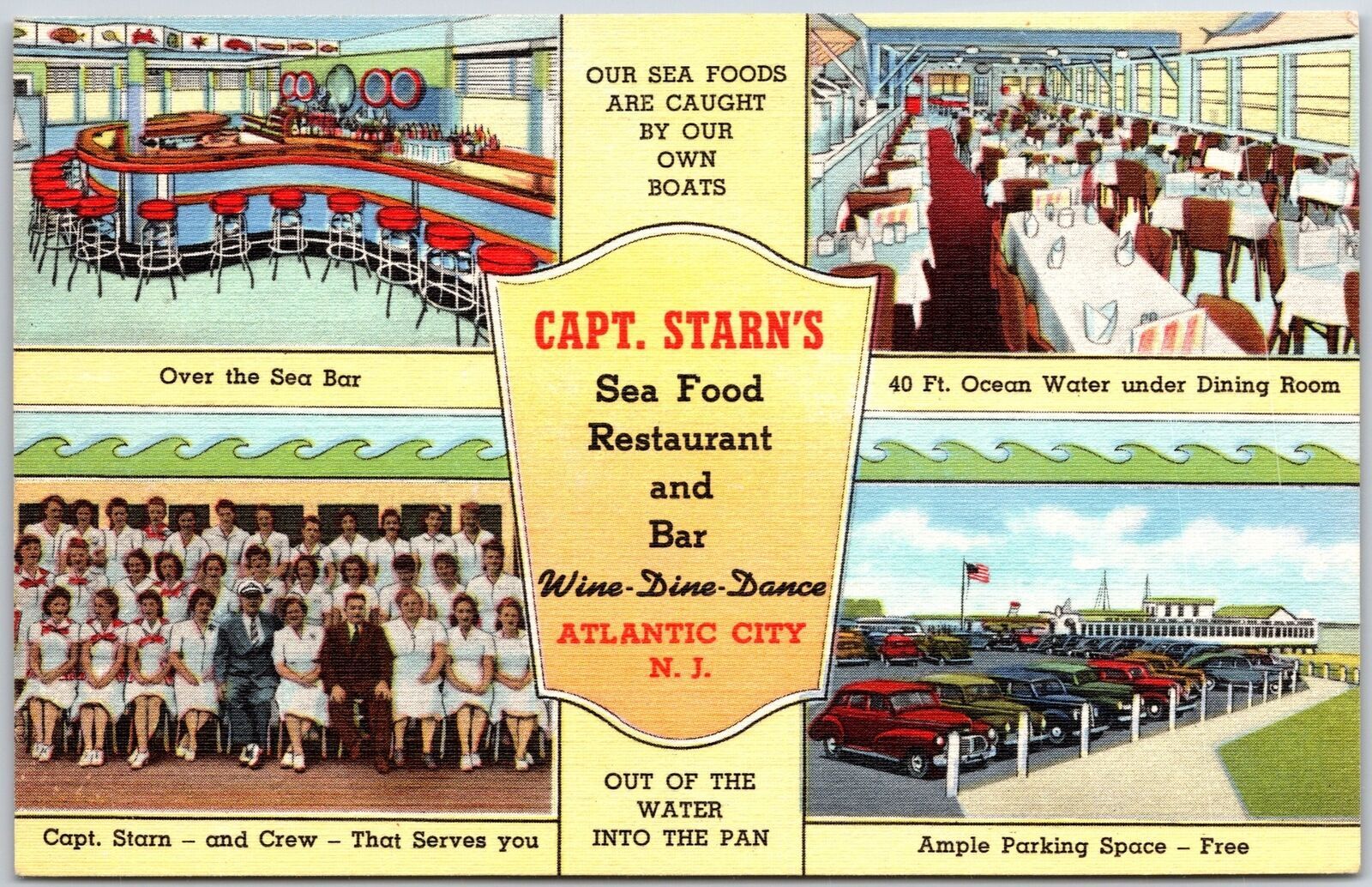 Captain Stars Restaurant And Boating Center Atlantic City New Jersey NJ ...