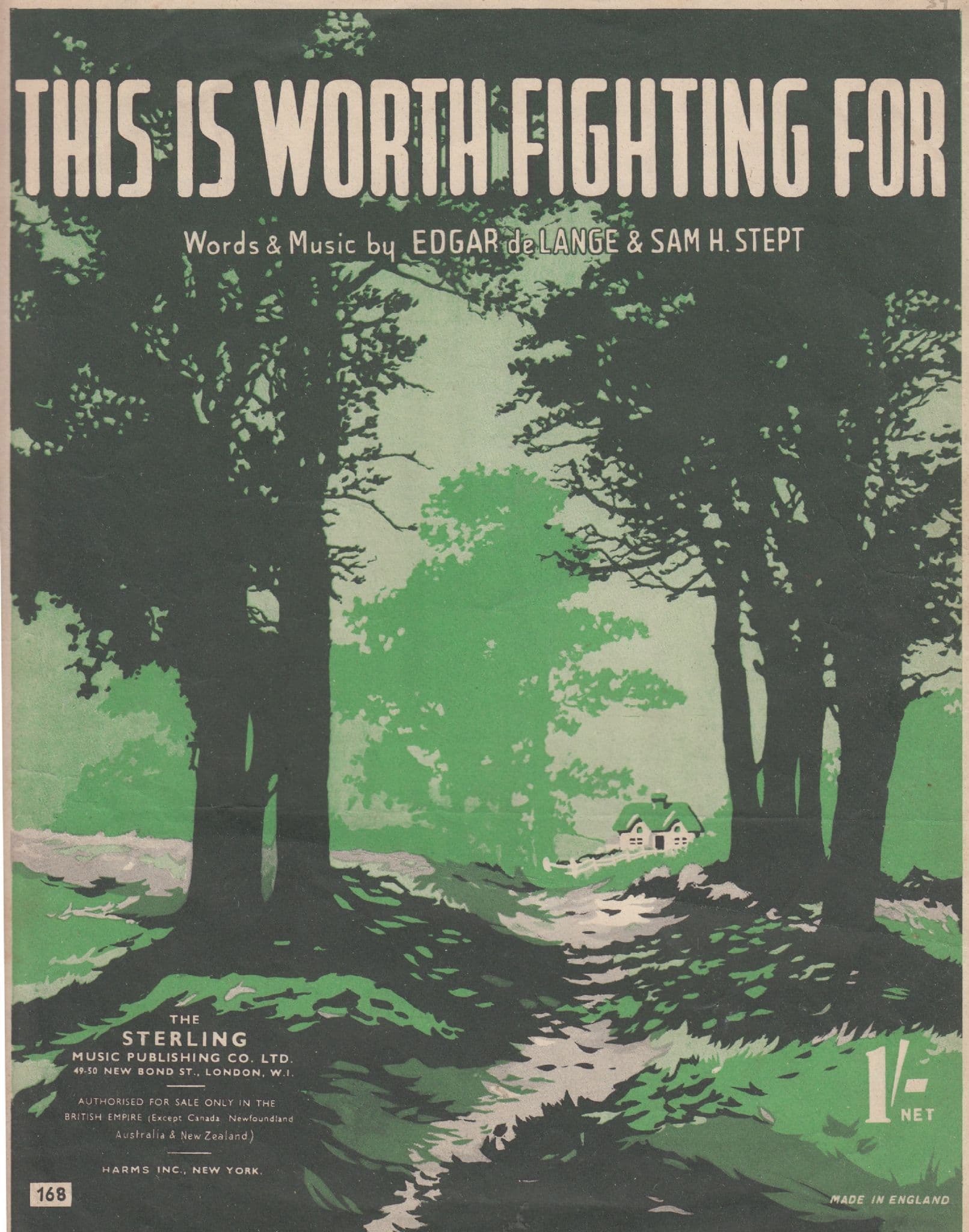 This Is Worth Fighting For WW2 1940s Sheet Music | Ephemera - Scores ...