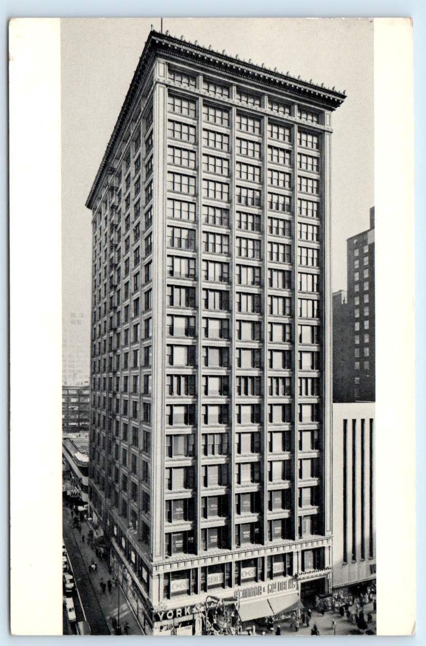 CHICAGO, IL ~ Holabird & Roche REPUBLIC BUILDING Architects 4"x6" Repro ...
