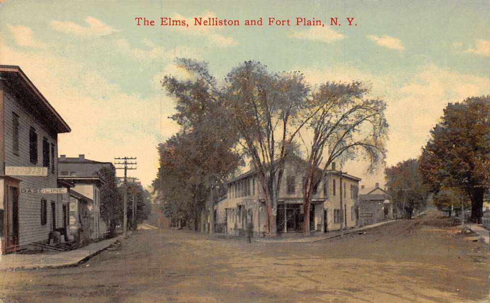 Nelliston Fort Plain New York The Elms Post Office Street Scene ...