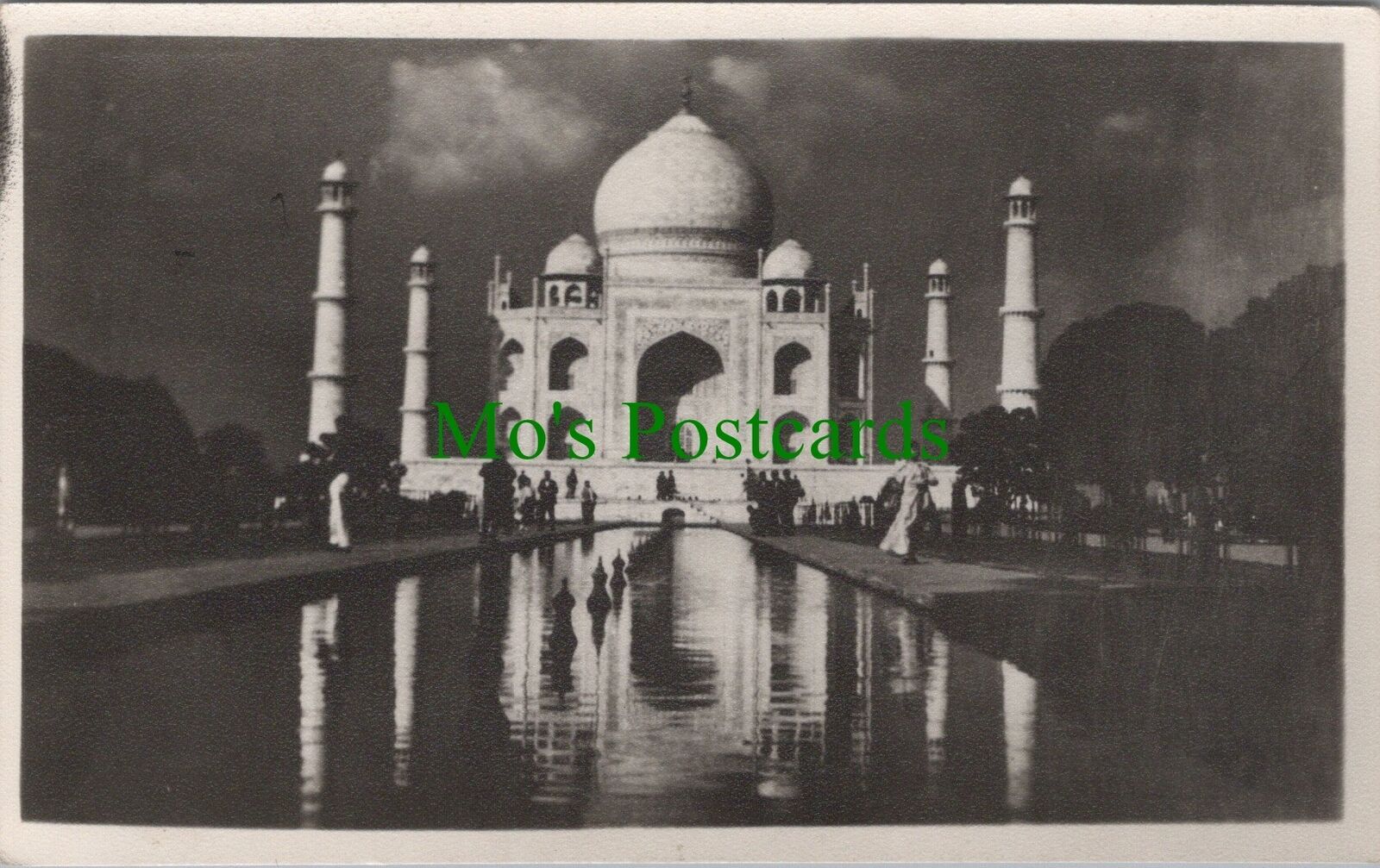 India Postcard - The Taj Mahal, Agra - Built By Emperor Shah Jahan ...