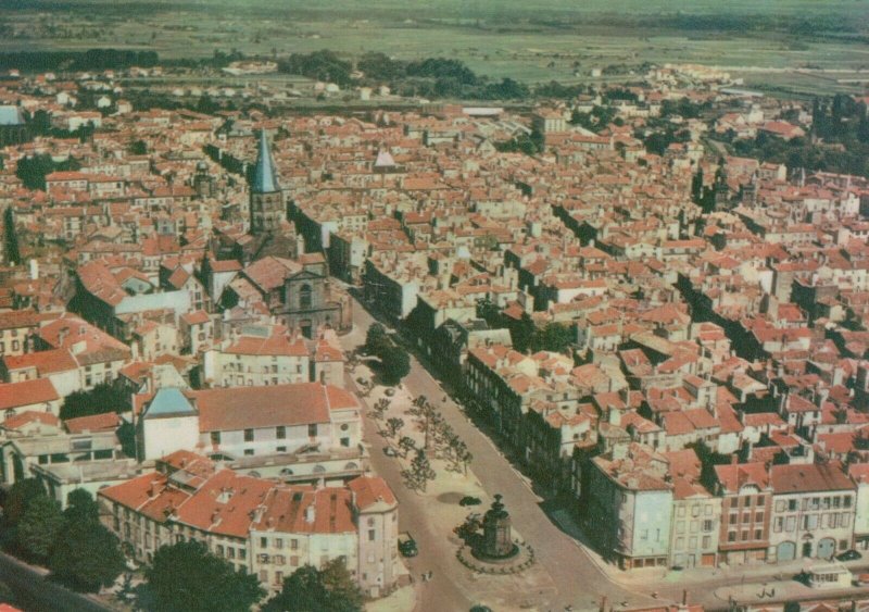 France Postcard - Aerial View of Riom, Puy-de-Dôme RRR346 | Europe ...