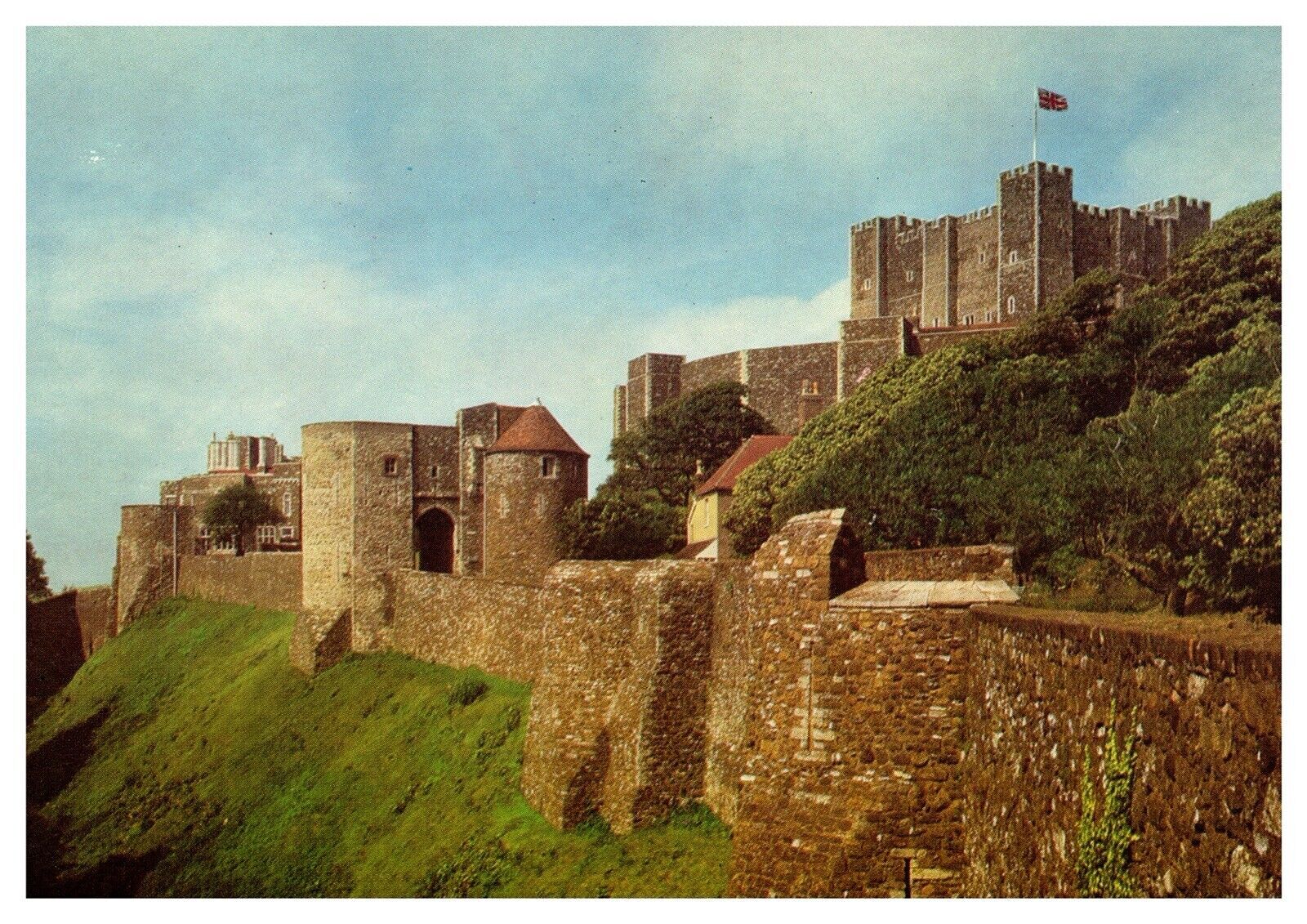 Dover Castle Kent View South West Constable Tower Chrome Postcard UNP ...