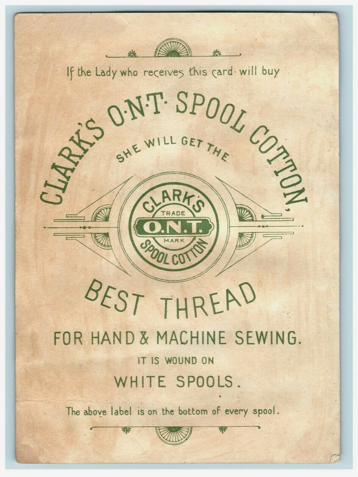 1880s-90s Clark's ONT Spool Cotton Switzerland Sunset On Mountains #5O ...