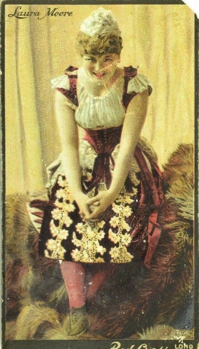 P. Lorillard Co. Red Cross Long Cut Tobacco Lovely Laura Moore P109 ...