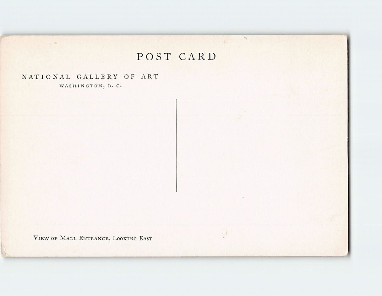 Postcard View Of Mall Entrance, National Gallery Of Art, Washington, D ...