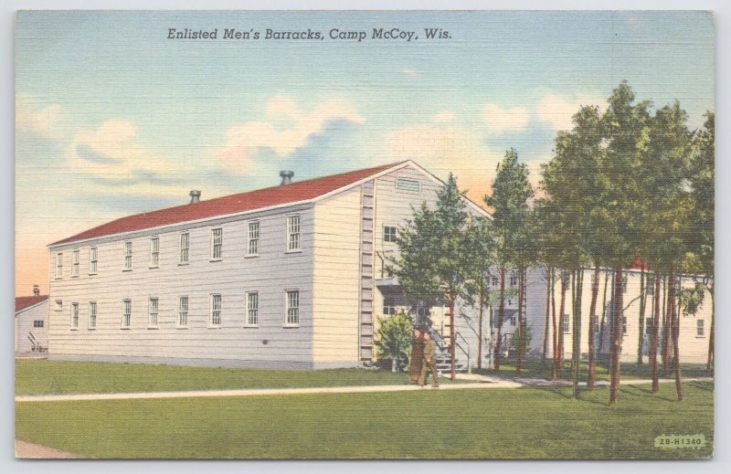 Camp McCoy Wisconsin~Marines~Military~Enlisted Men Barracks~Linen ...