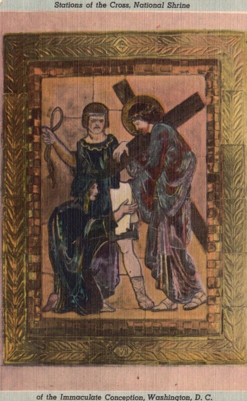 Washington DC, Stations of the Cross, Nat'l Shrine of Immac. Con ...