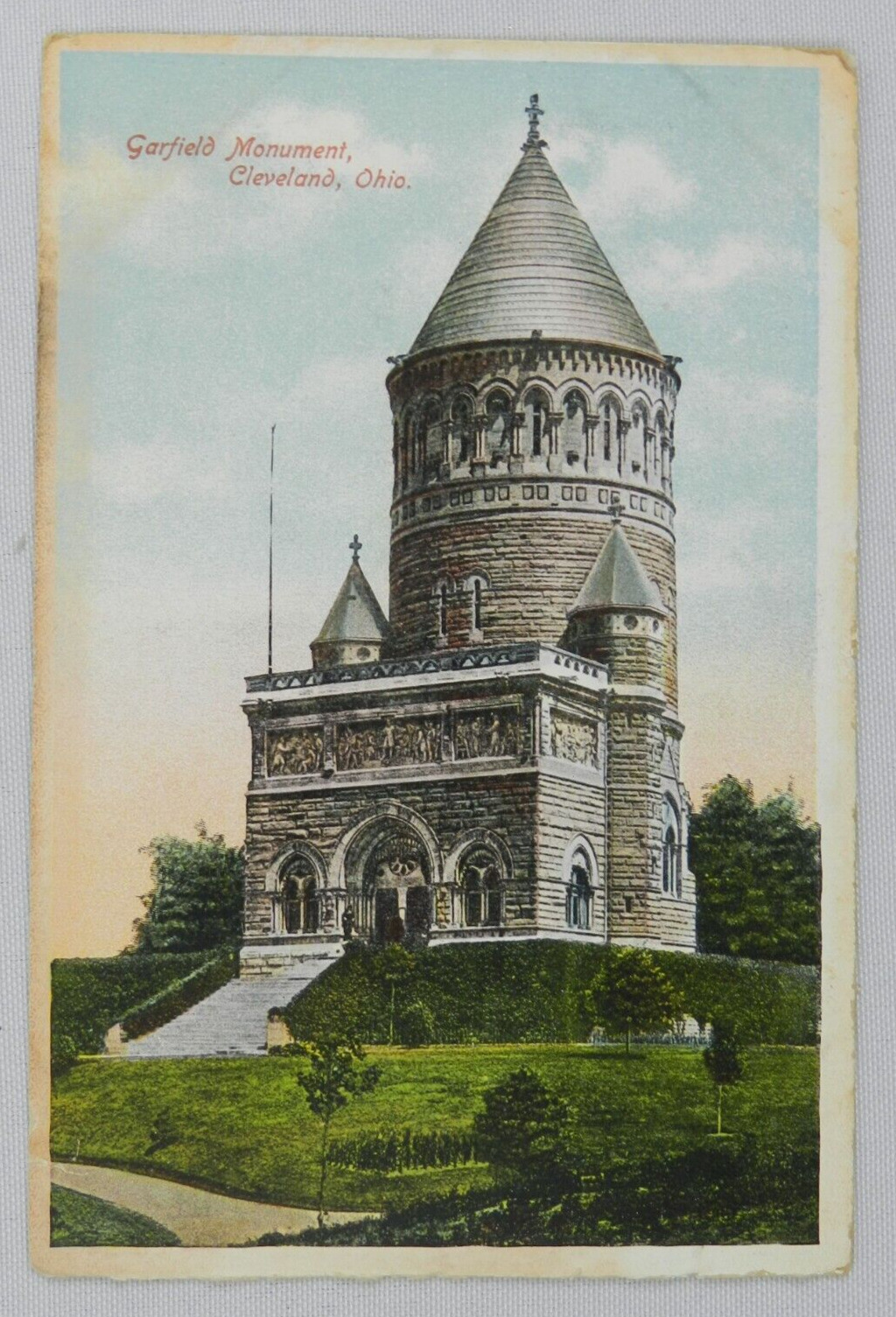 Very Detailed Tower from Garfield Monument - Clevland, OH - Vintage ...