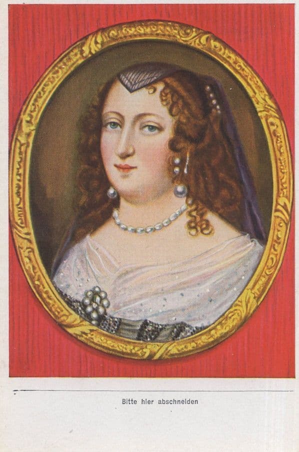 Anna Of Austria Queen Of France Of King Louis XIII Painting Postcard ...