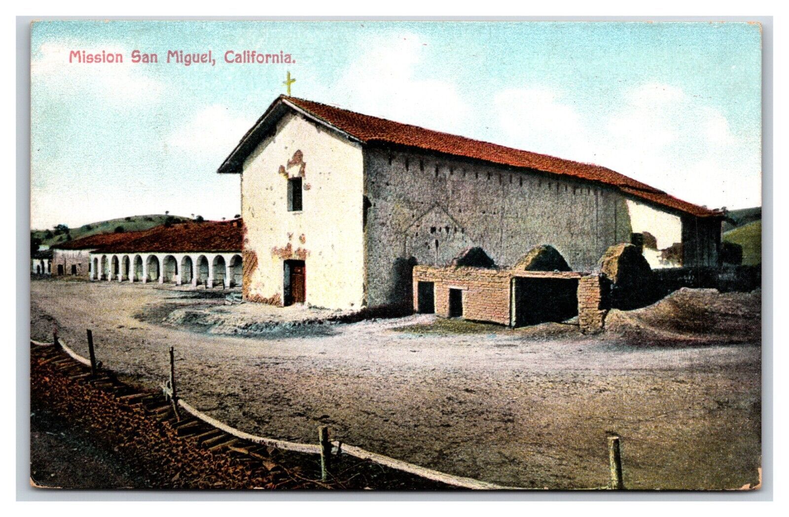 Mission San Miguel Arcángel San Miguel CA California DB Postcard S24 ...
