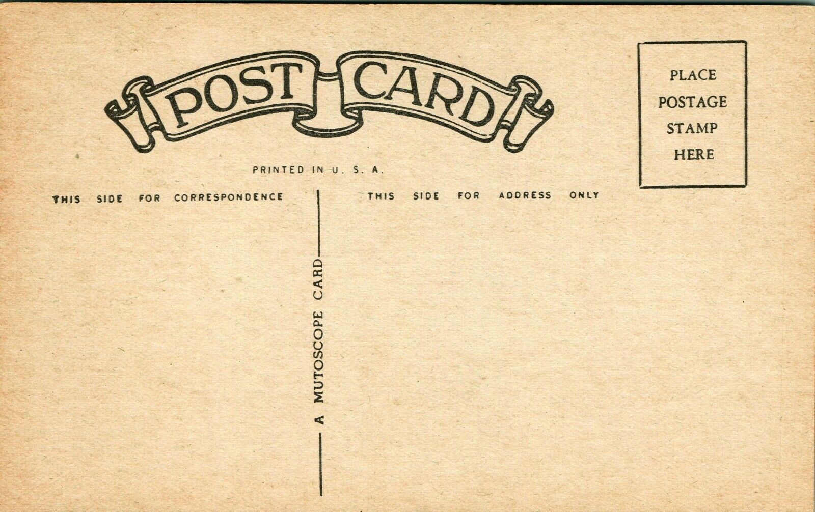 WWII Military Comic Mutoscope Just Married Tank Unused Postcard UNP ...