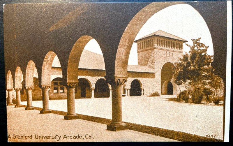 Vintage Postcard 1907-1915 Arcade Stanford University Palo Alto ...