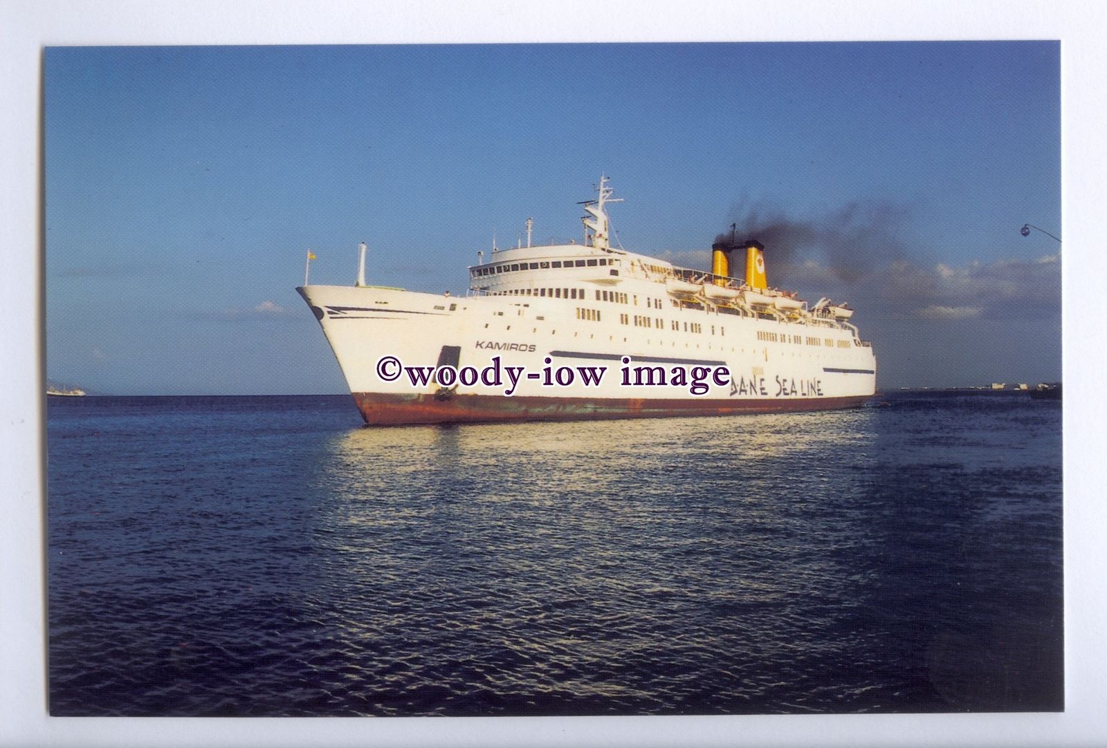 SIM0100 - Dane Sea Line Ferry - Kamiros , built 1966 ex Prins Hamlet ...