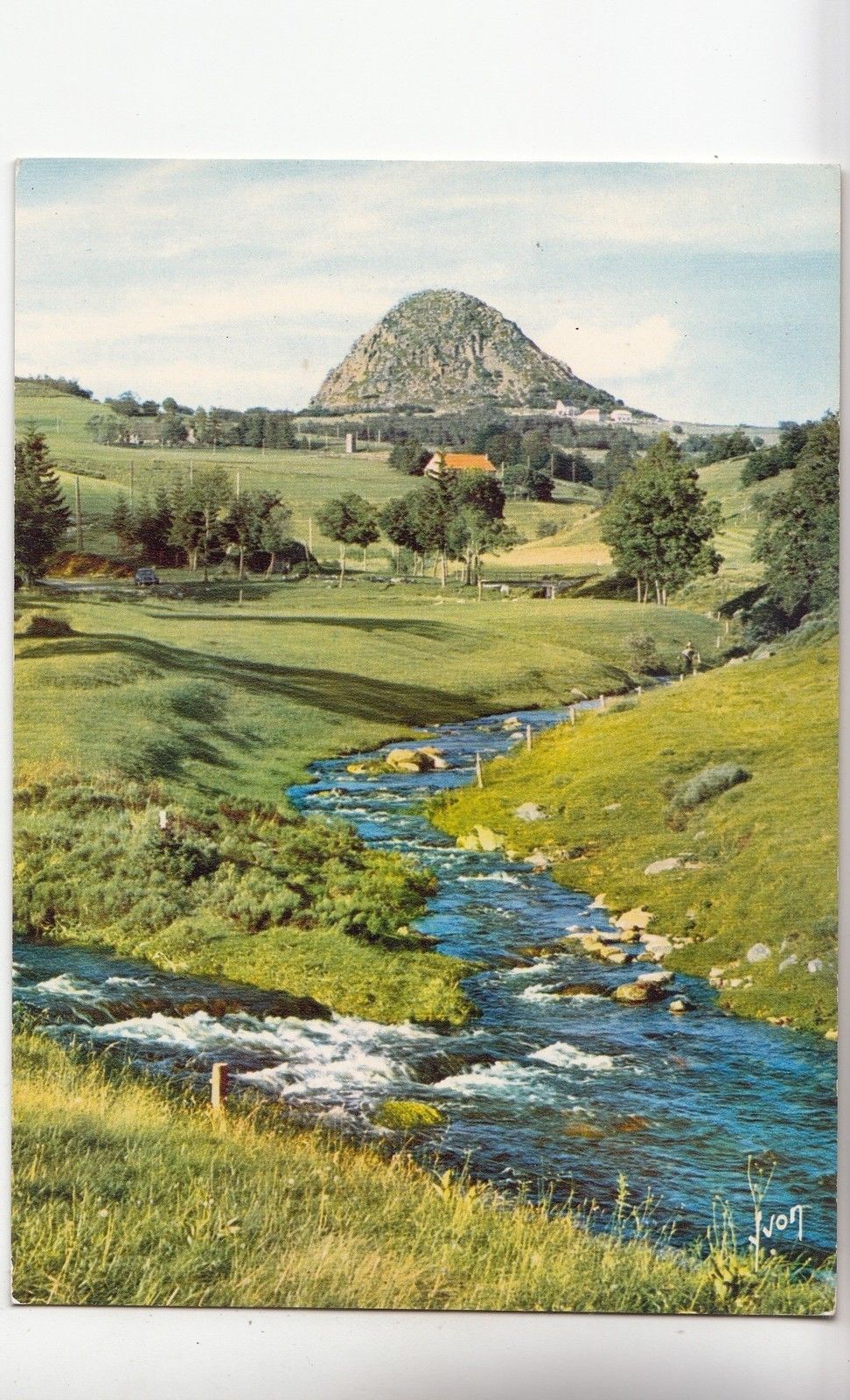 BF21914 ardeche le mont gerbier des joncs france front/back image ...