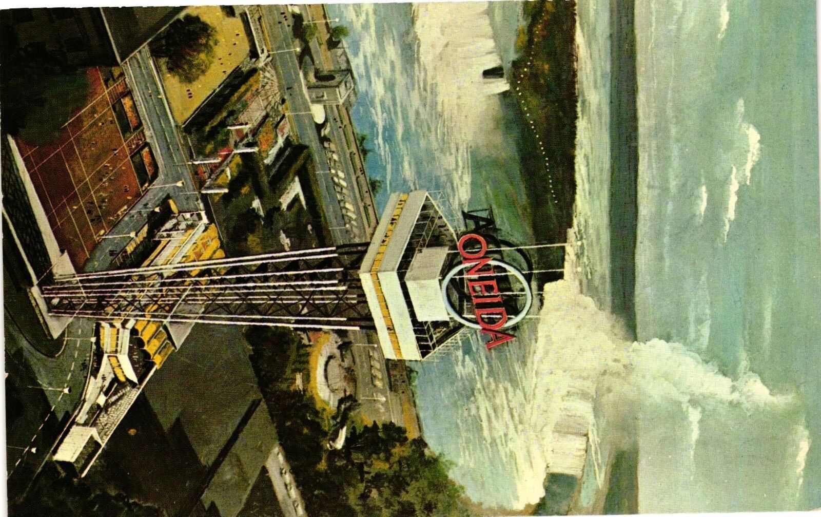 Vintage Postcard- the Oneida Observation Tower, Niagara Falls, Ontario ...