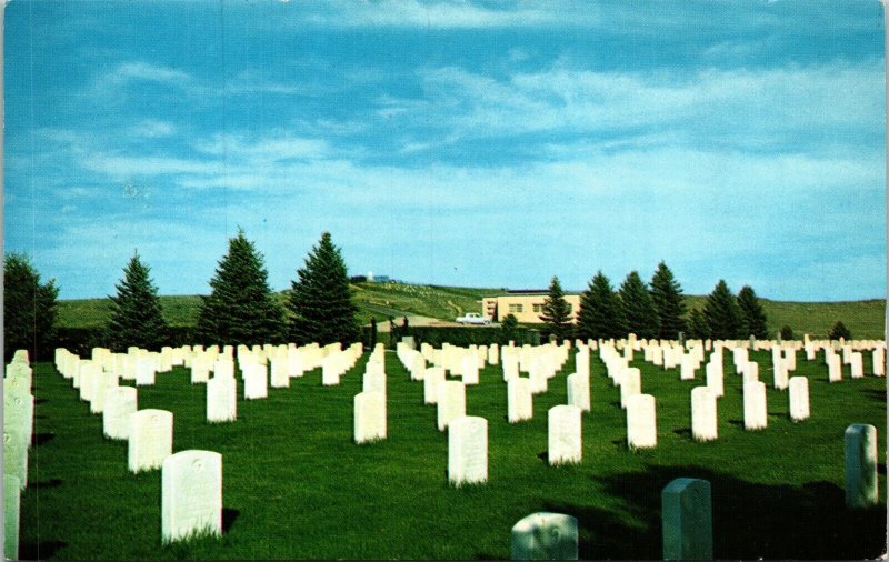 National Cemetery Section B Museum Custer Monument Battlefield Montana ...