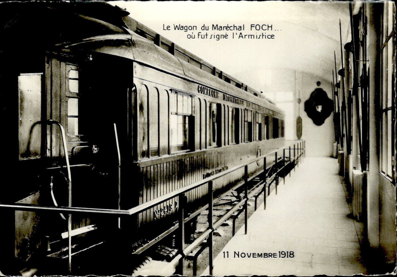 IMN02564 Marshal Foch's wagon france foret de compiegne train railway ...