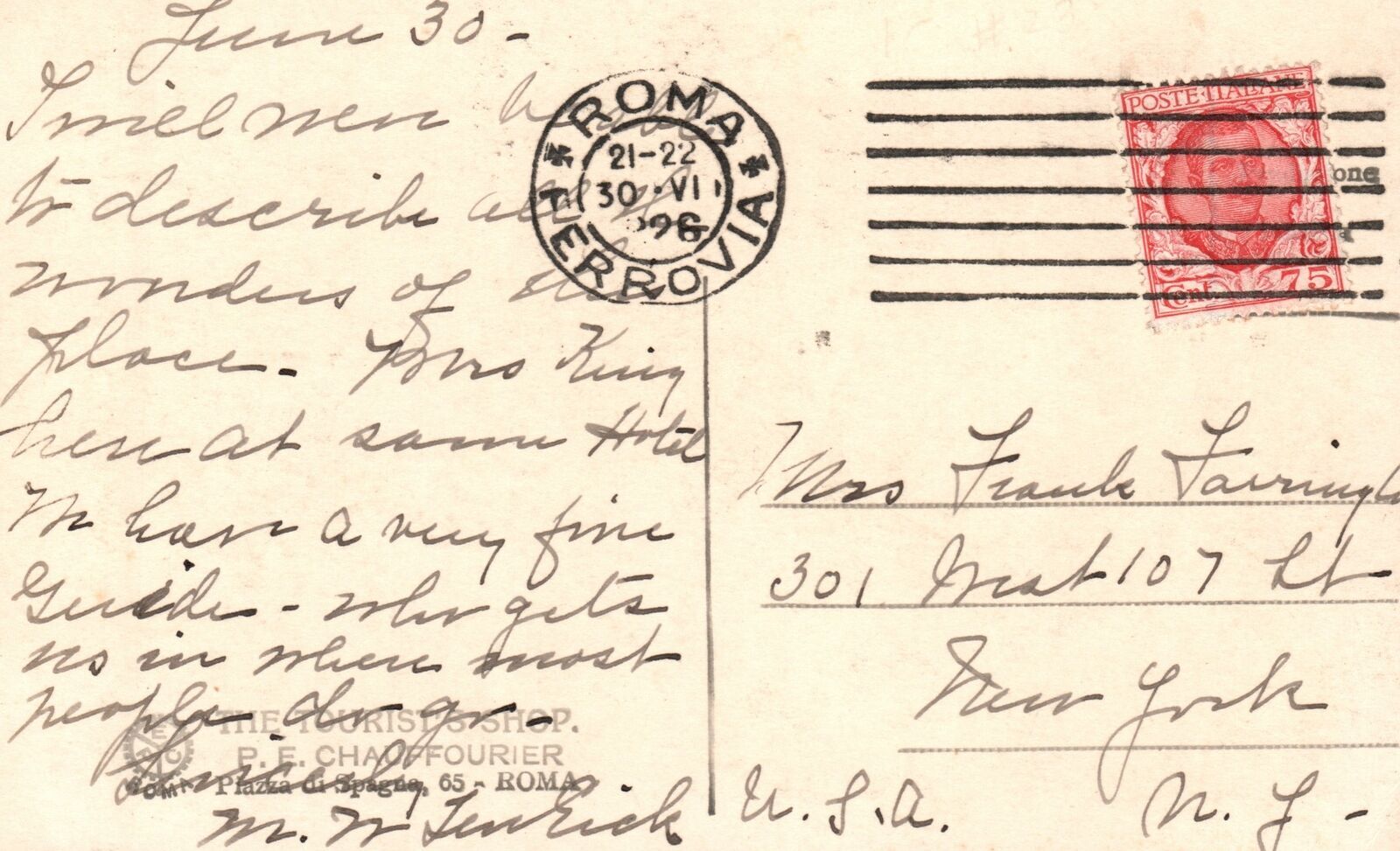Vintage Postcard 1926 Roma Basilica di S. Giovanni Laterano Church Rome ...