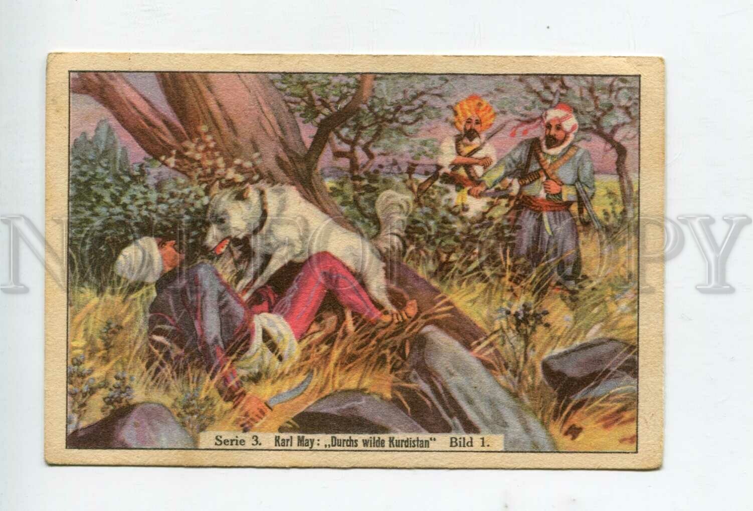 427784 Karl May Kurdistan hunt dog Kurd Advertising Coco Nuss margarine ...