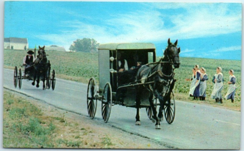 Greetings form "The Amish Country" - Amish Family Carriage & Courting ...