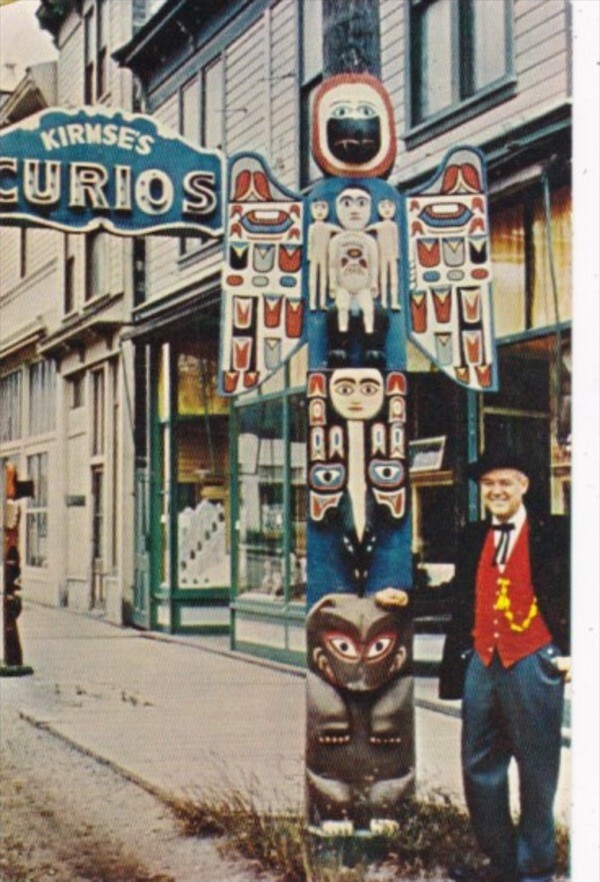 Alaska Skagway Kirmse's Curio Store With Pat Renwick Wearing Largest ...