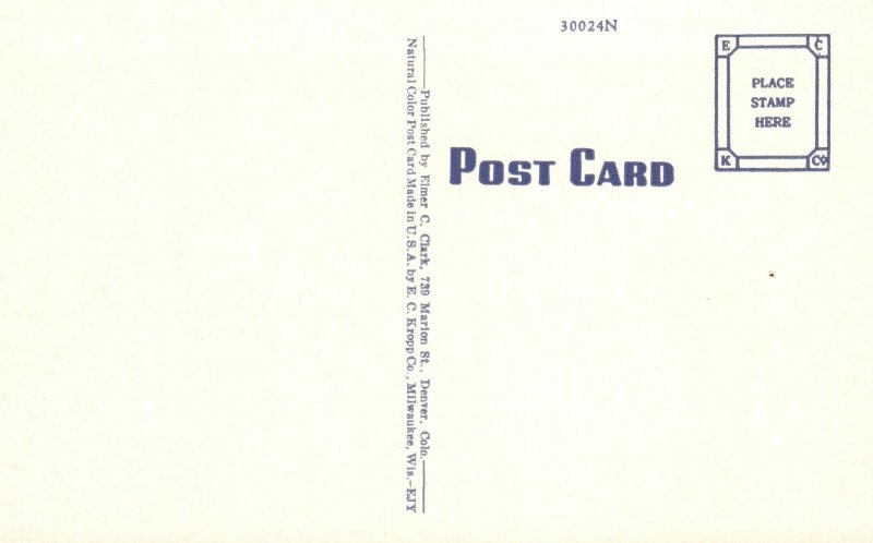 Vintage Postcard U.S. Customs House From Broadway Denver Colorado Elmer ...