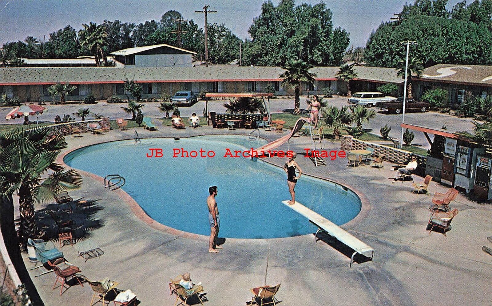 CA, Blythe, California, Sahara Motor Hotel, Swimming Pool, Douglas ...