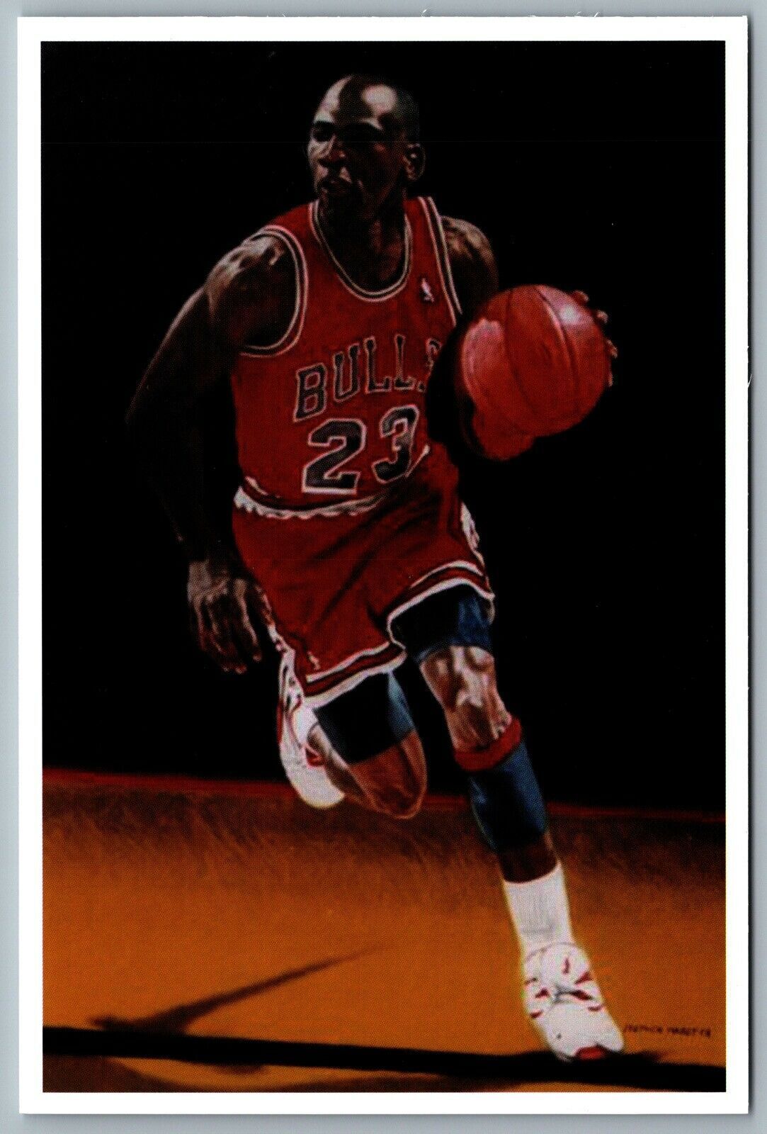Postcard Michael Jordan by Stephen Marotta Players Authentic Direct ...