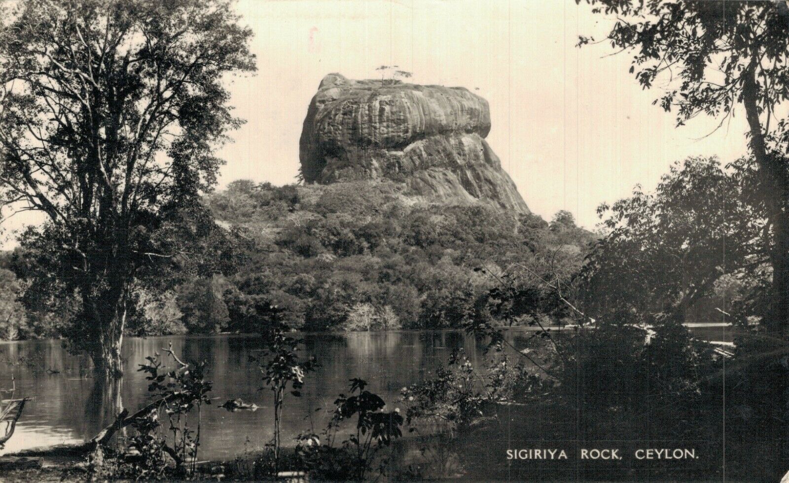 Ceylon Sigiriya Rock Ceylon Vintage RPPC 07.52 | Other / Unsorted ...
