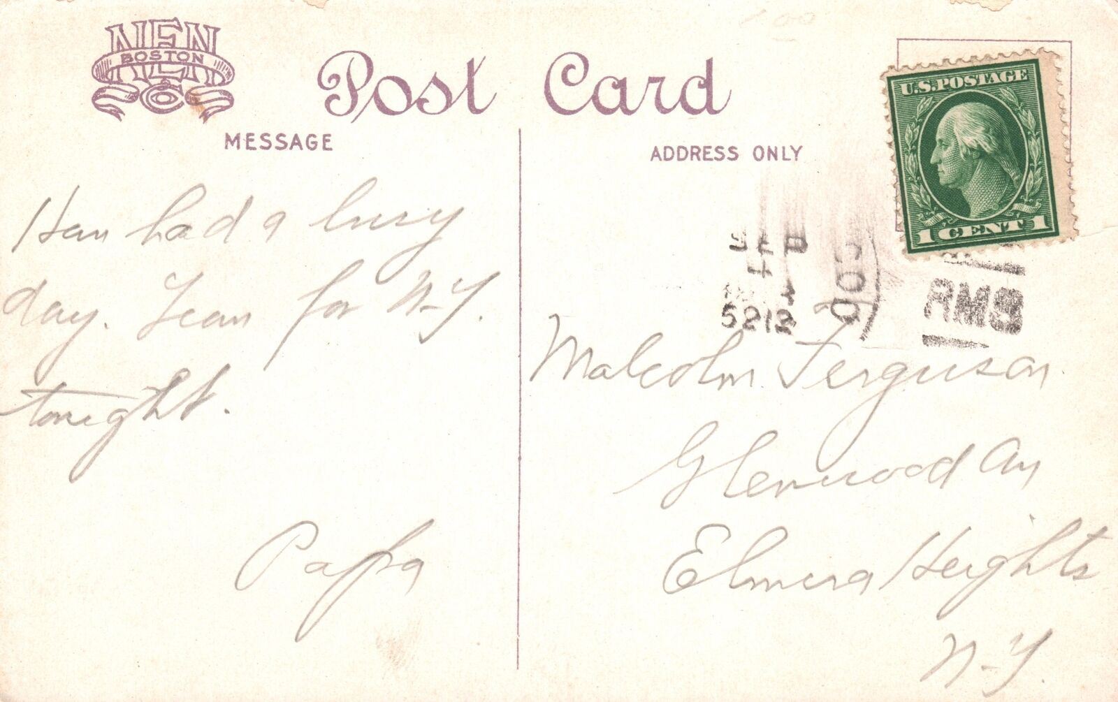 Vintage Postcard 1908 Old North Church Christ Church Boston ...