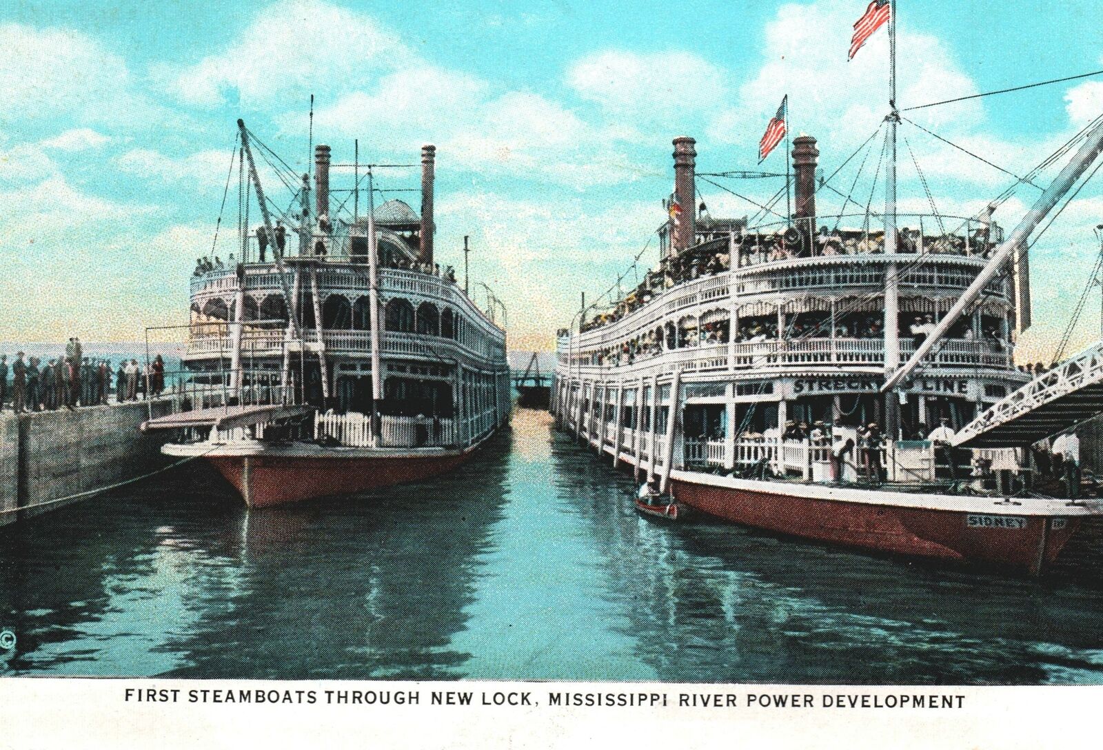 Soft Picture Cards High Street Terrace & Locks at Mississippi River ...