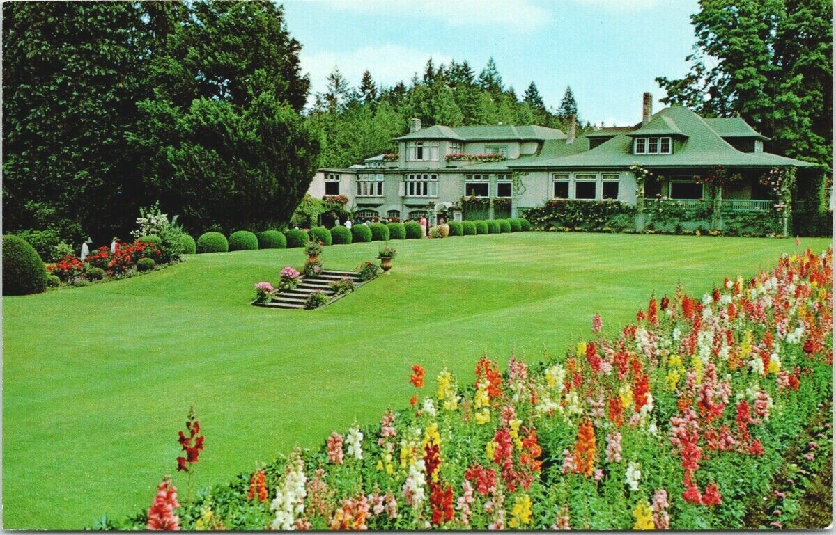 Residence The Butchart Gardens Victoria BC UNUSED Vintage Postcard D84 ...