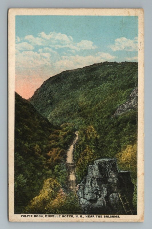 Pulpit Rock Dixville Notch New Hampshire Balsams Vintage Postcard ...