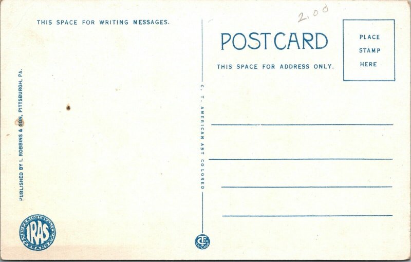 Springfield Ohio City Hospital OH Vintage Postcard White Border ...