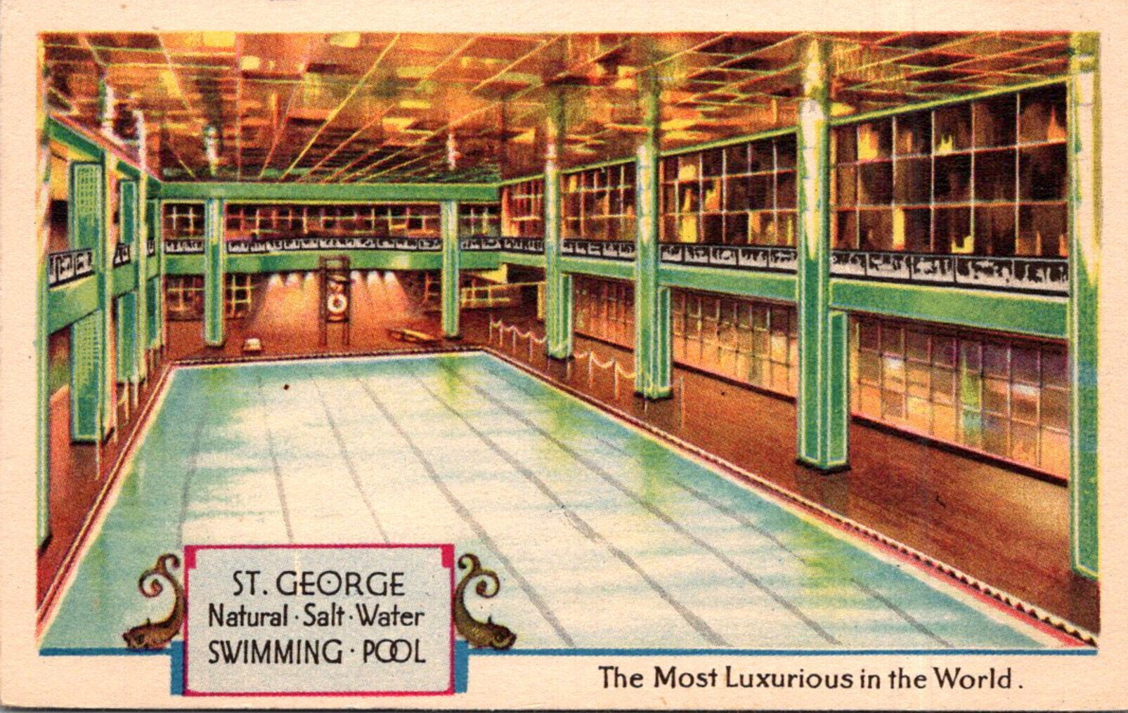 New York City Hotel St George Natural Salt Water Swimming Pool | United ...