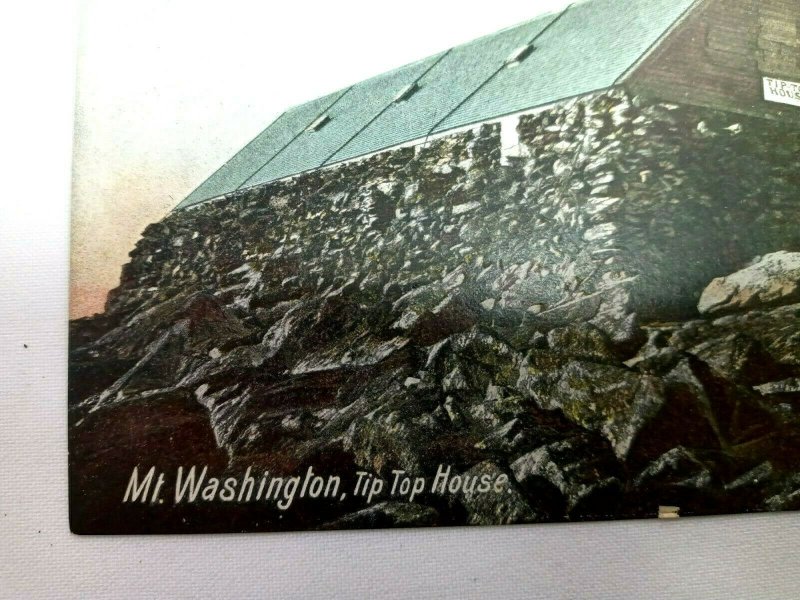 Vintage Postcard Tip Top House Mt. Washington Oldest Structure on the ...