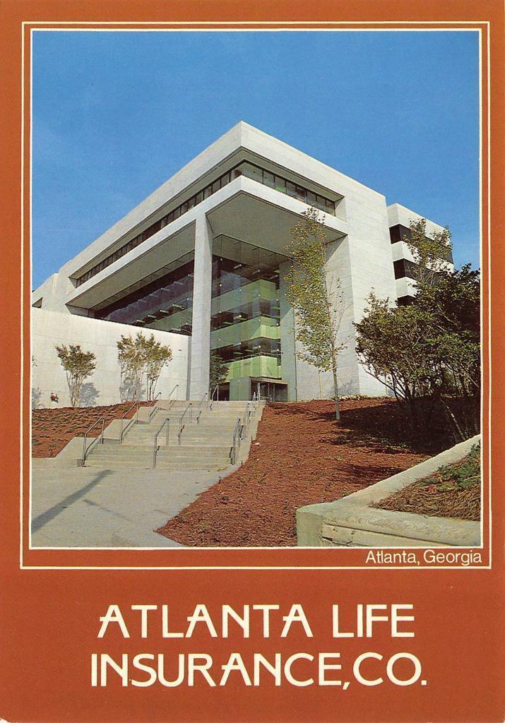 Atlanta, GA Georgia ATLANTA LIFE INSURANCE COMPANY Herndon Plaza 4X6 ...
