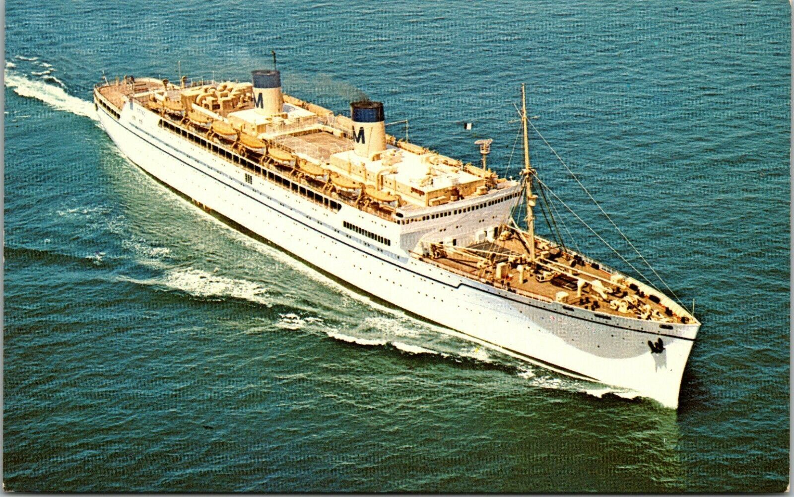 SS Lurline Matson Lines Luxury Liner Sailed California To Hawaii ...