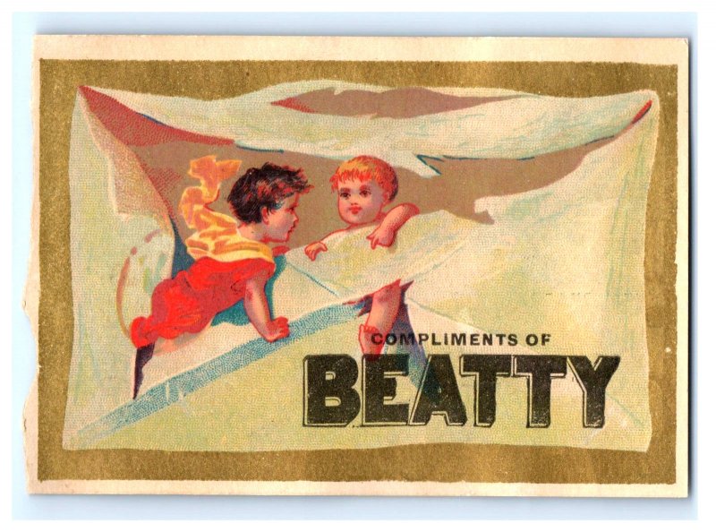 1880s Beatty Beethoven Organs Cherubs & Letters Set Of 3 Fab! P126 ...