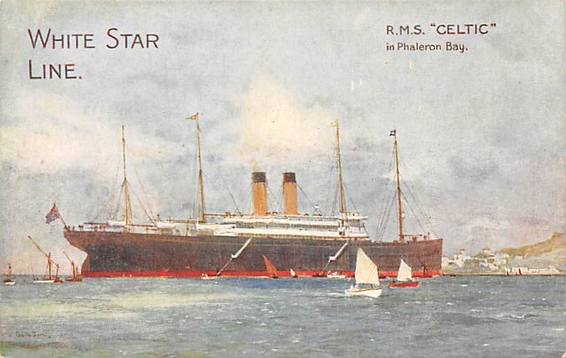 SS Celtic White Star Line Unused | Topics - Other, Postcard / HipPostcard