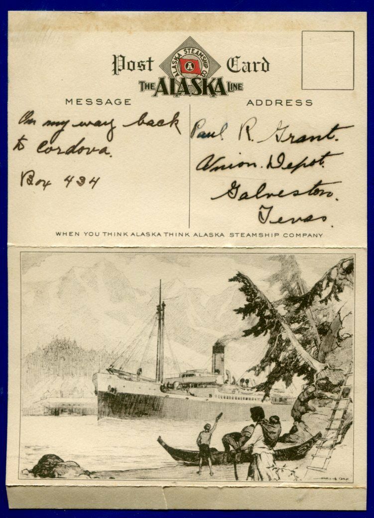 Alaska Steamship Co Line Dinner Menu S S Yukon April 1928 | Topics ...