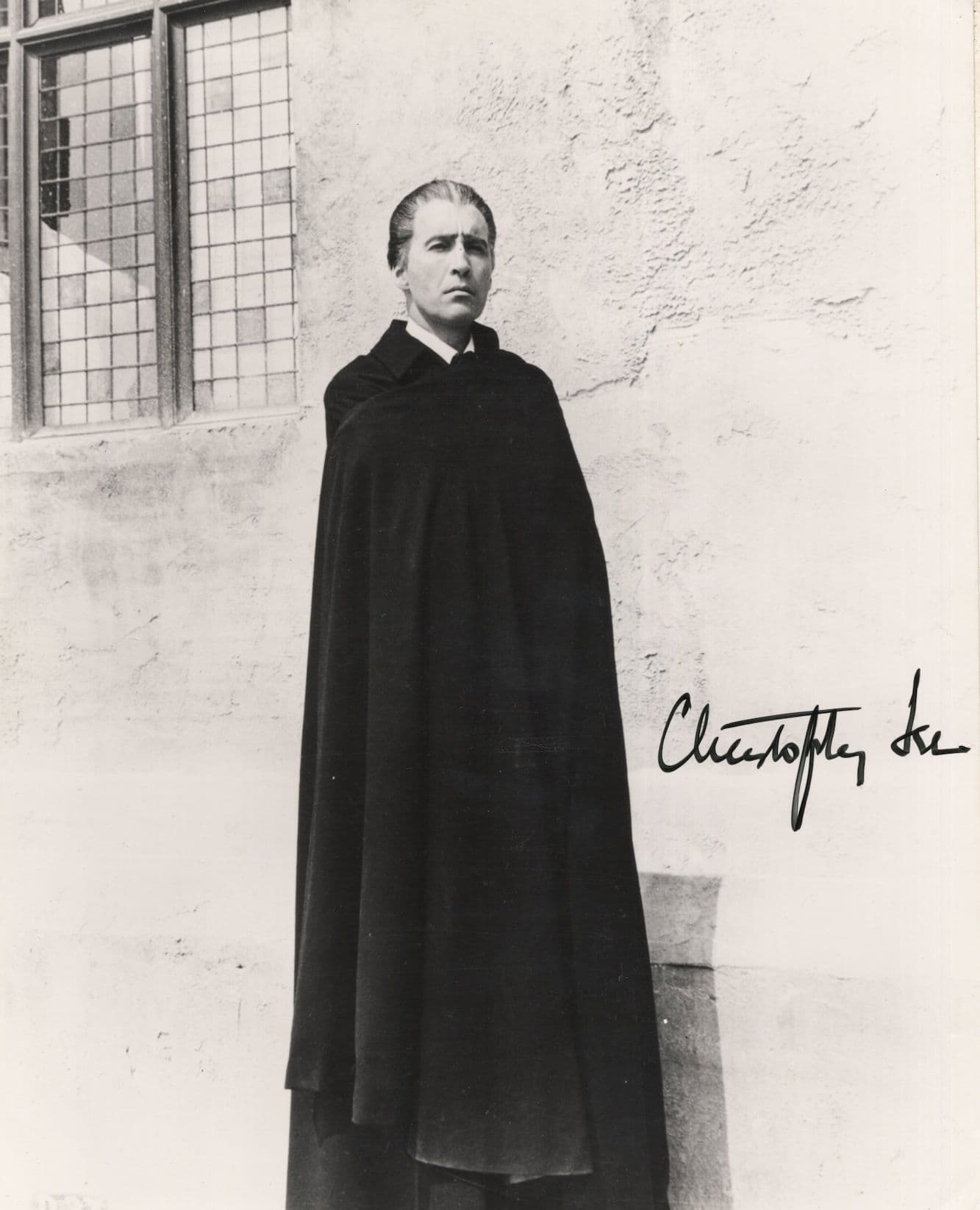 Christopher Lee as Dracula Hammer Horror 10x8 Hand Signed Photo ...