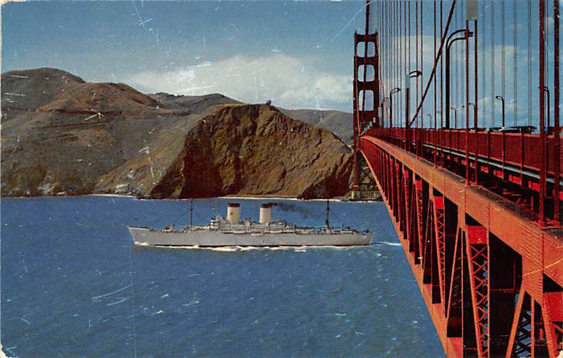 USS Gen W. A. Mann To Pearl Harbor - far East Military Battle Ship Ship ...