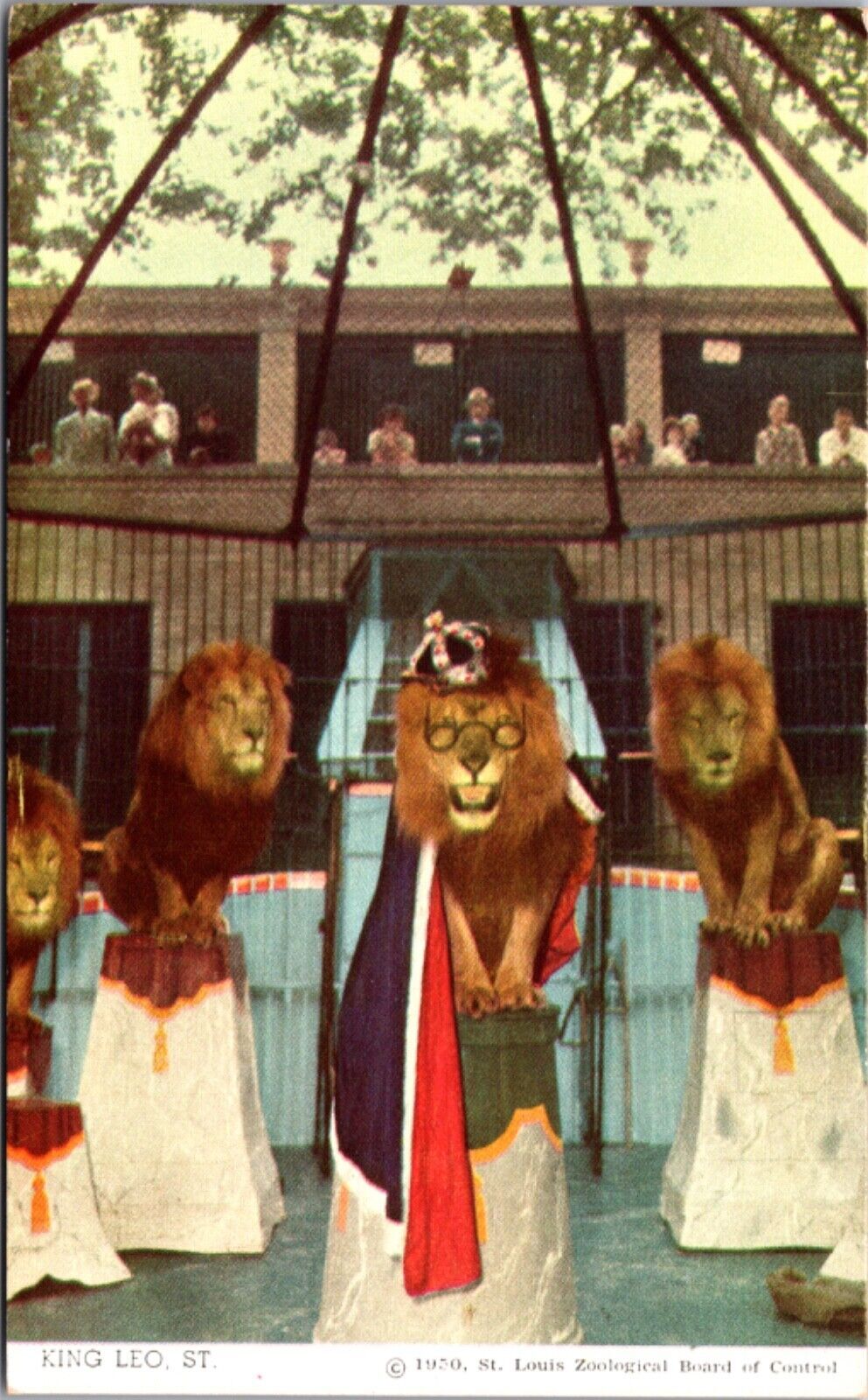PC King Leo, Lions Sitting on Pedestals St. Louis Zoo in Saint Louis ...