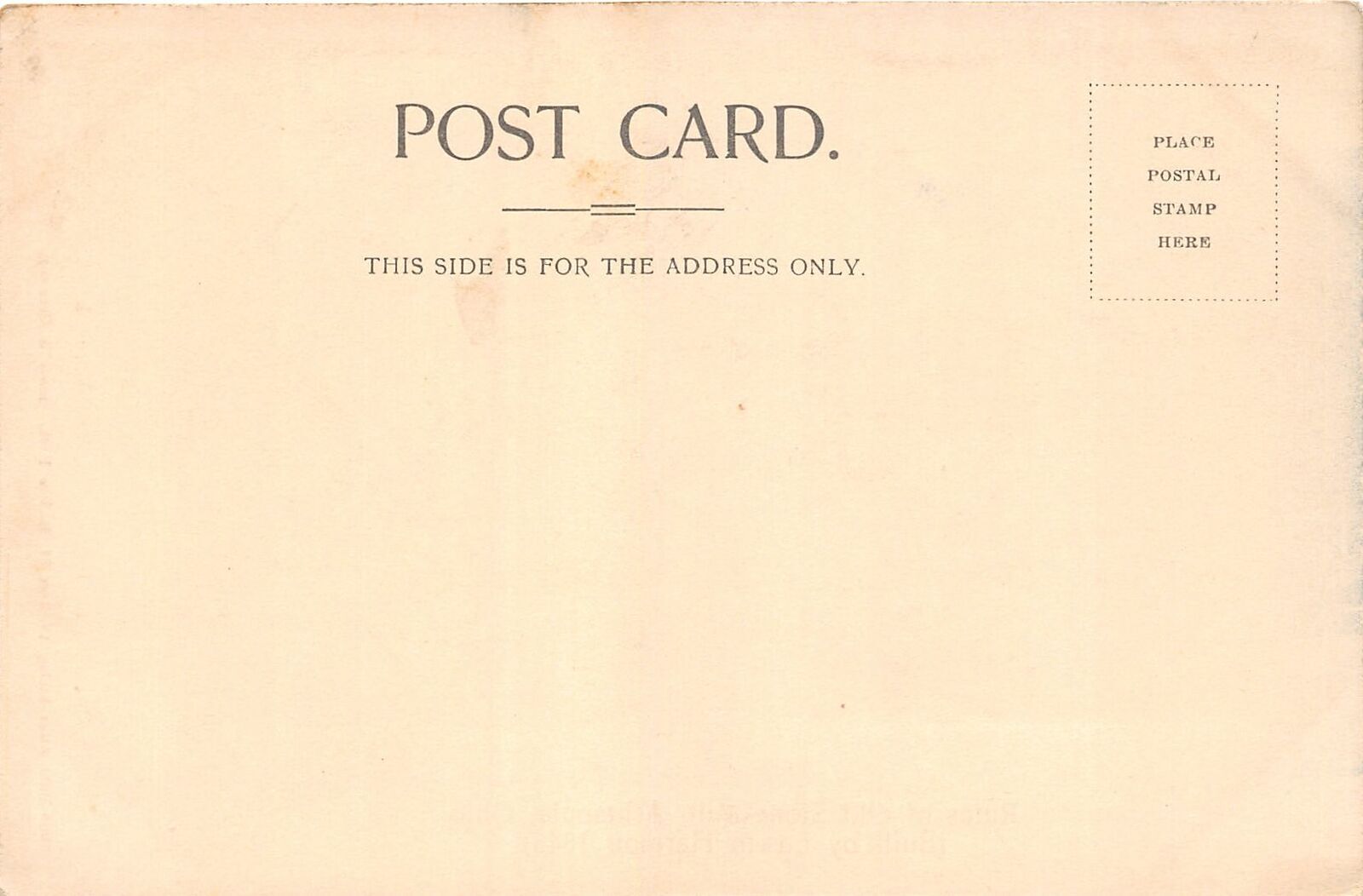 J26/ Ashtabula Ohio Postcard c1910 Ruins old Stone Mill Edwin Harmon ...