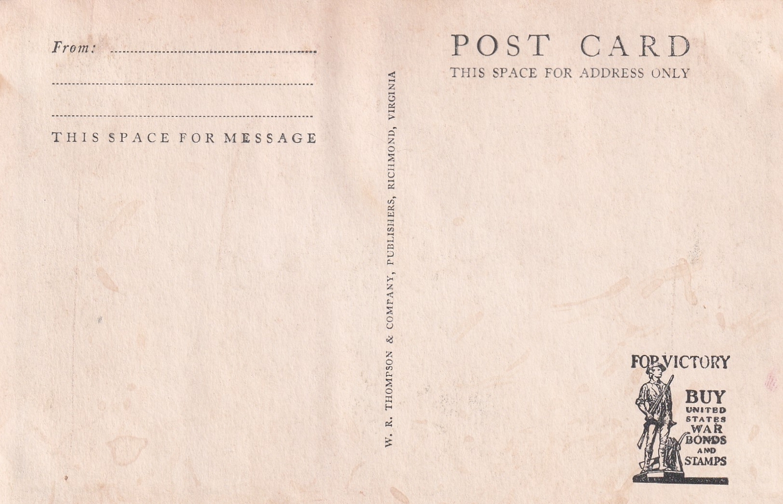 U. S. Army Signal Corp. Typical Slit Trench No. 648 WWII Postcard C21 ...