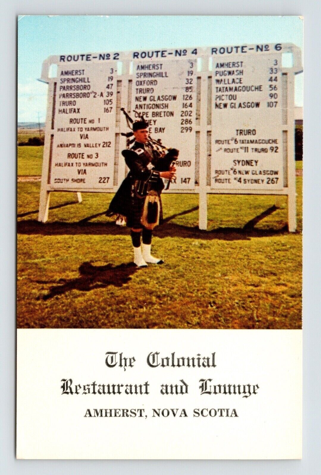 Colonial Restaurant Lounge Amherst Nova Scotia Menu Sings New Scotland ...